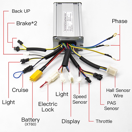 Electric bike controller 500W 48V