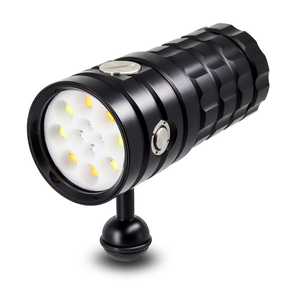 Scuba Diving Torch Light 120 Degree with White Blue And Red Ligh